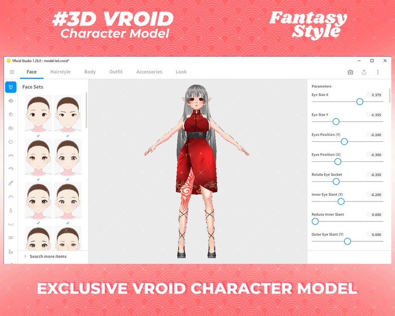 3D Vroid Character, 3D, Vroid, 3d Model Commission, Vtuber Model Virtual Entertaining 3D Vroid ...