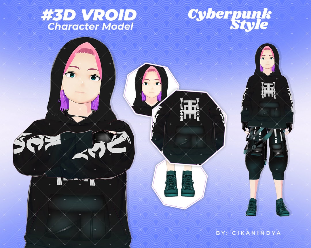 3D Vroid Character, 3d Model Commission, Vtuber Model, Vroid - Stream ...