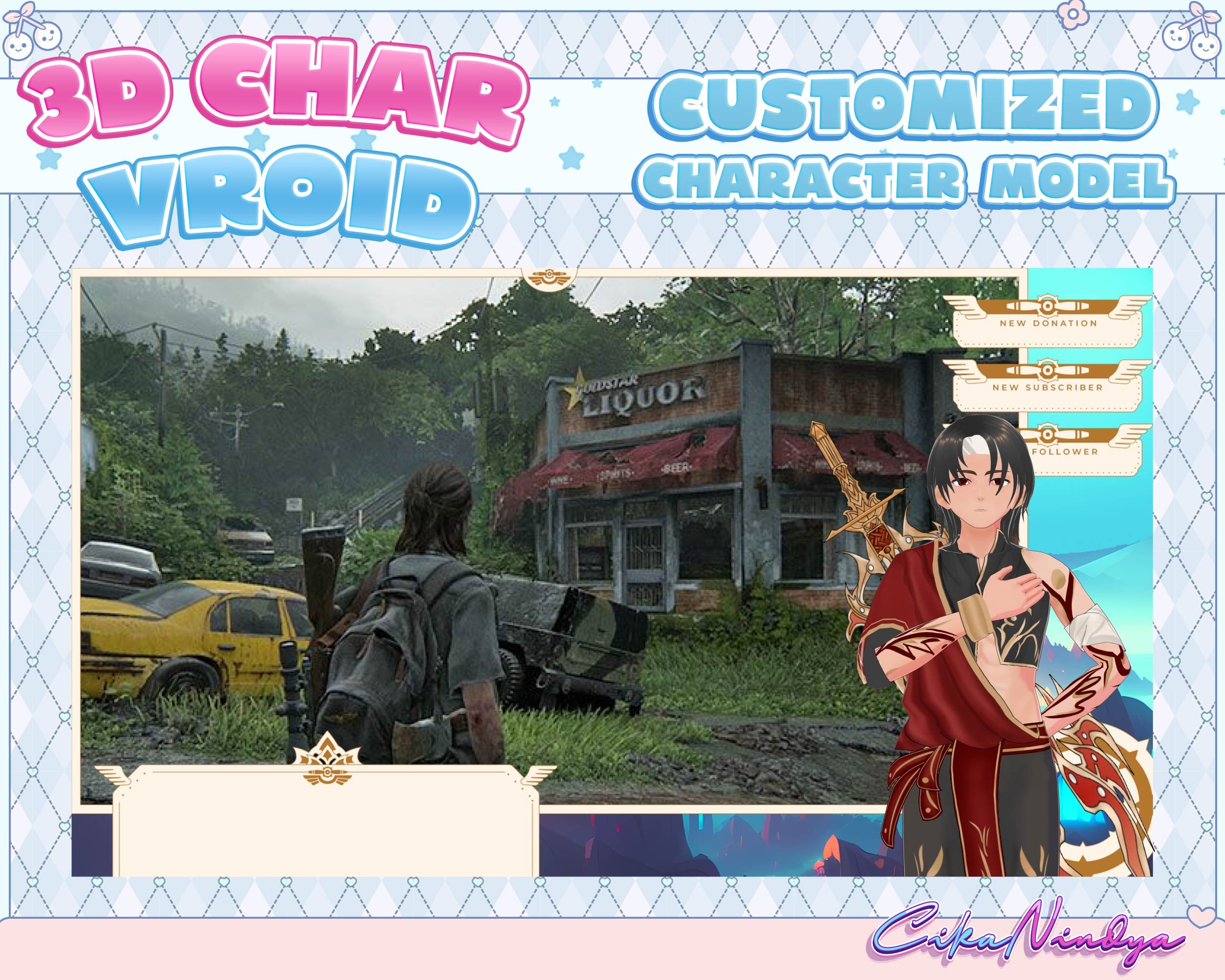 3D Vroid Character 3d Model Commission Vtuber Model Vroid - Etsy