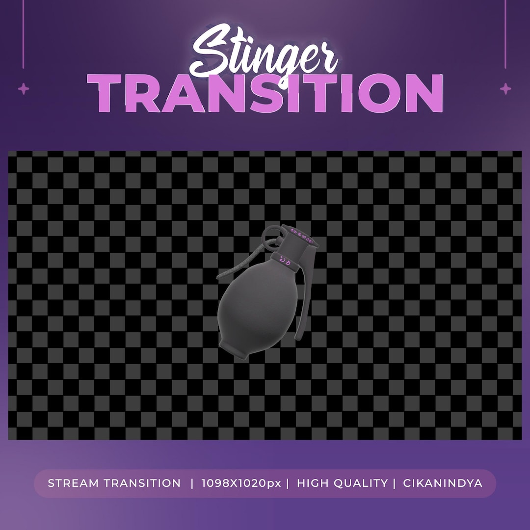 Animated Bomb Stream Transition: OBS & Twitch Stinger - Etsy