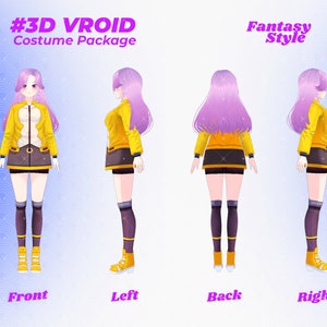 Vroid Clothing Pack, Fantasy Fashion, Avatar Outfits, Virtual Wardrobe ...