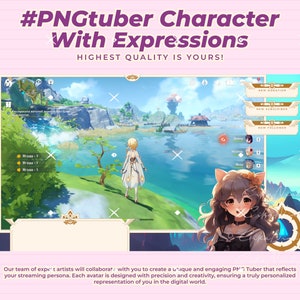 Elevate Your Stream With PNG Tubers for Streamers - Pngtuber Premade ...