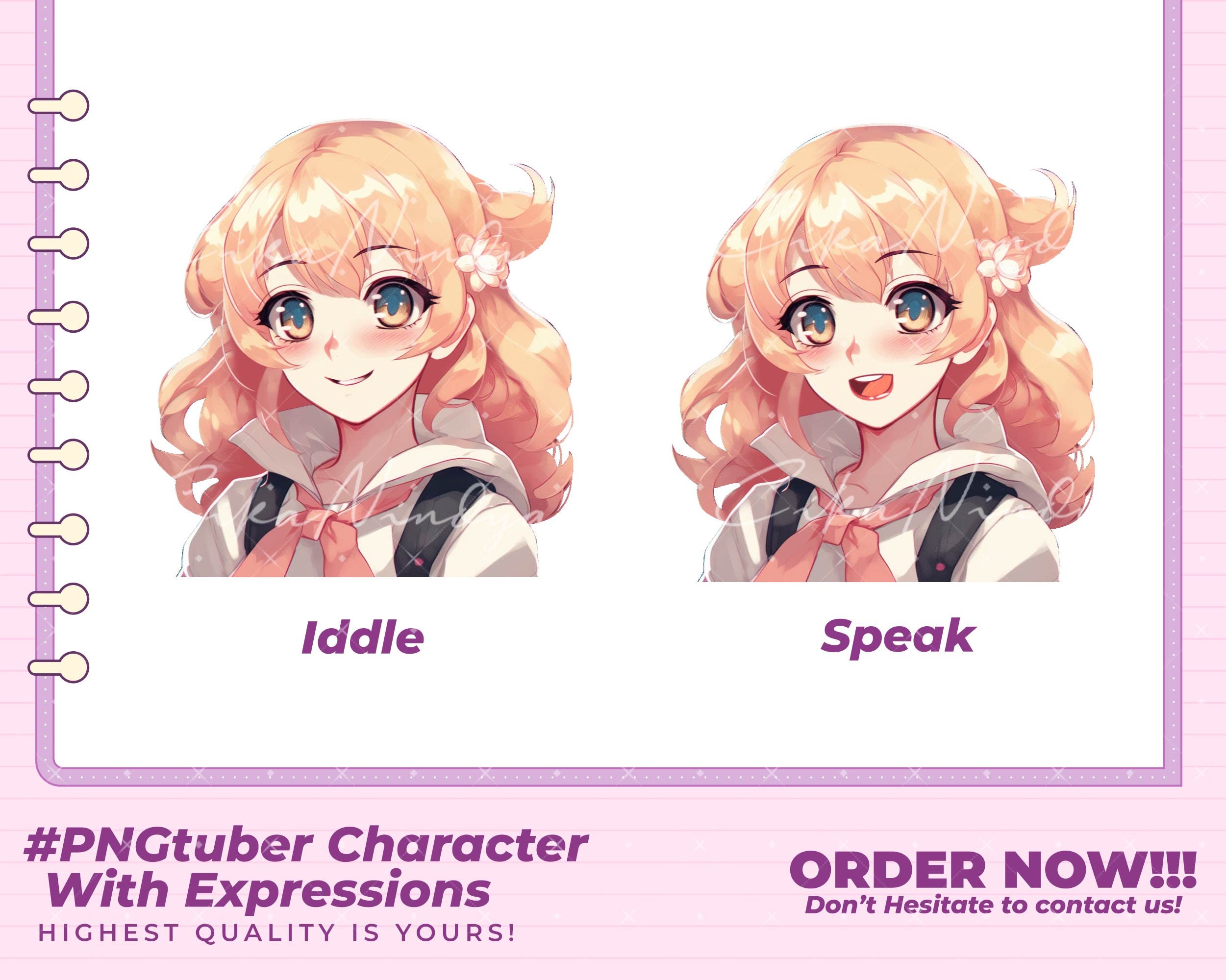 Elevate Your Streams With High-quality PNG Tuber Pngtuber - Etsy