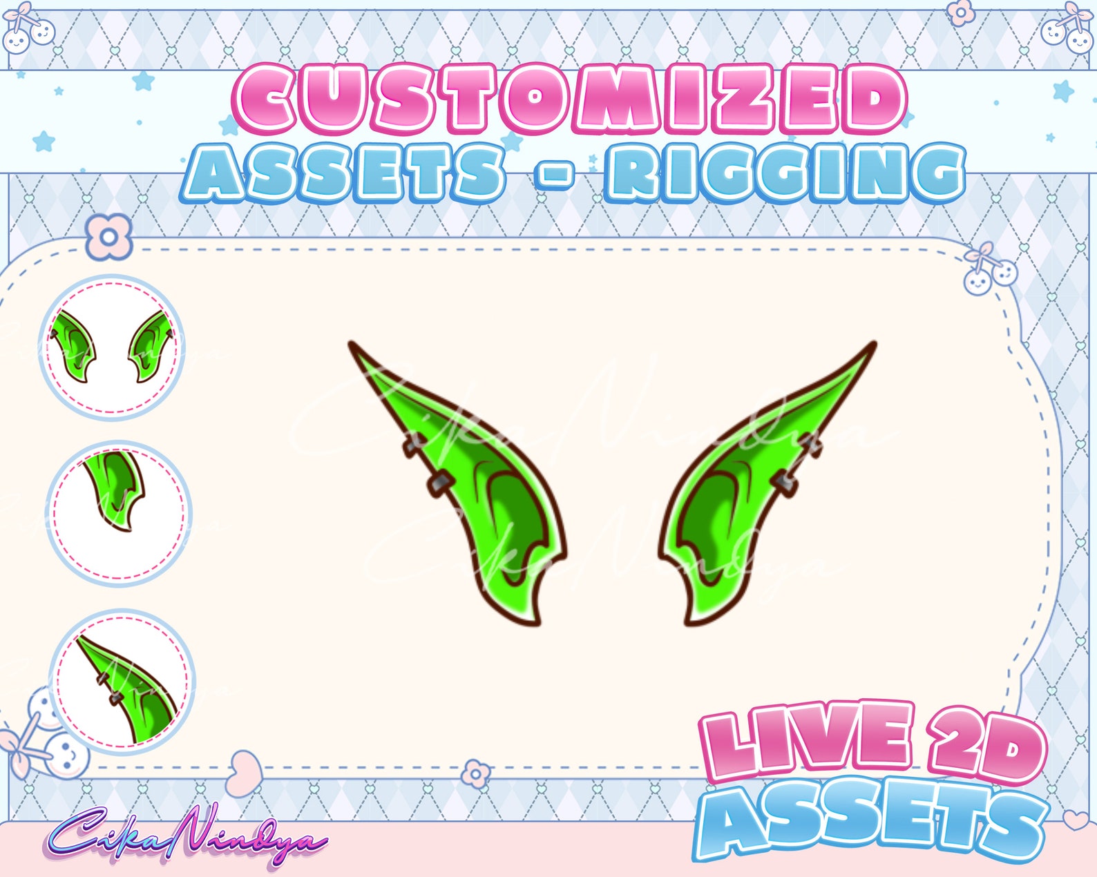 Vtuber Assets Twitch Assets Stream Assets Live2d Asset - Etsy