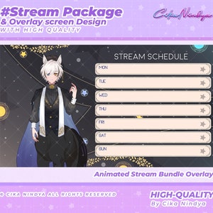 Vtuber Overlay, Overlay Package, Broadcast Upgrade - Broadcast Boost ...