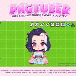 Pngtuber | Chibi Ariel PNG Tuber Pack | Streaming With 6 Emote | Logo ...