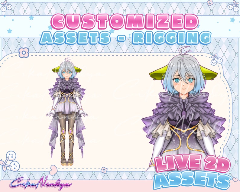 Vtuber Assets, Vtuber Asset Ears, Stream Assets, Live2d Asset, Twitch ...