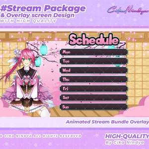 Vlogger Dream Overlay Set Stylish Graphics for Lifestyle Streams ...
