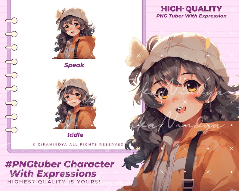 Stream in Style With Unique PNG Tuber for Streamer PNG Tuber, Gif ...