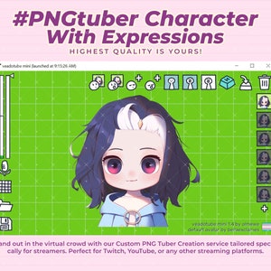 Adorable Pngtuber Avatar: 12 Poses for Streaming - Etsy