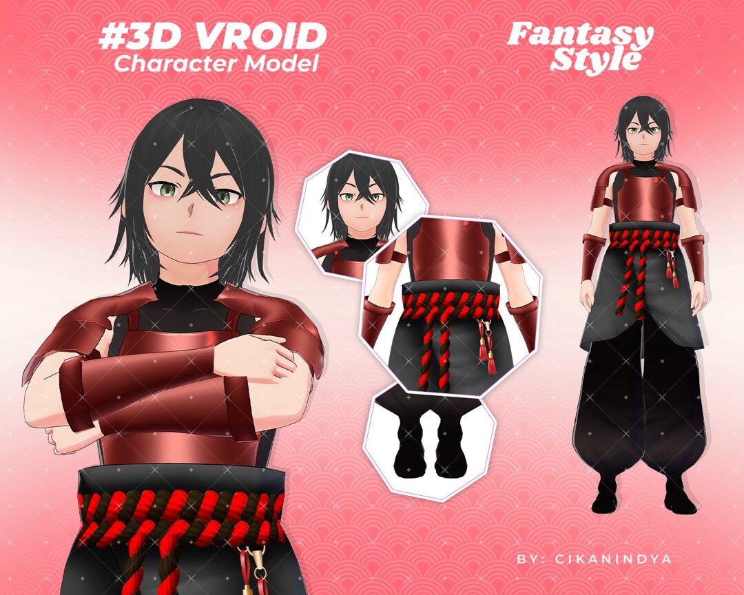 Fantasy Stream Enchanter: Male 3D Vroid Avatar (.VRM) - Etsy