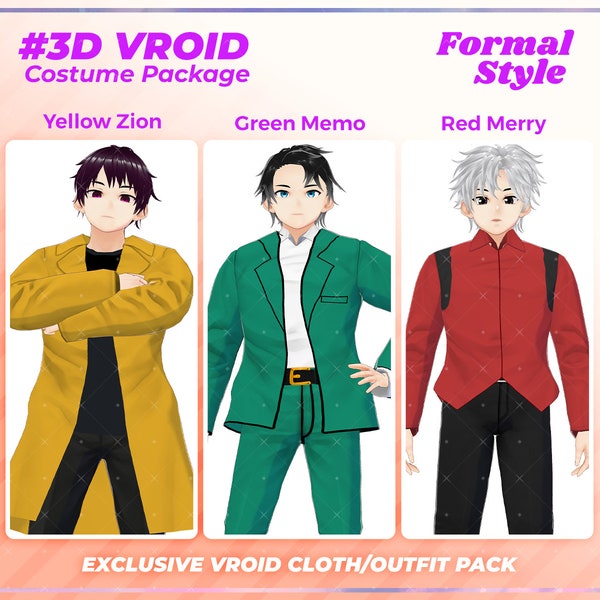 Male Vroid Clothes - Etsy