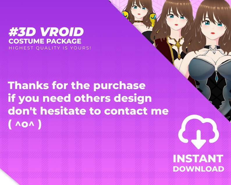 Vroid Outfit Pack: Urban Vogue 3D Fashion Avatars - Etsy