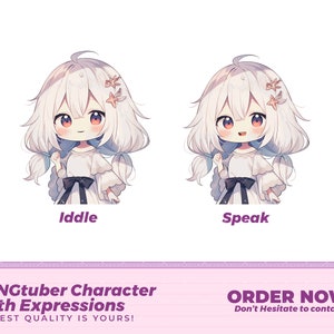 Pngtuber | Perfection and Adorable PNG Tuber Chibi Girl for Virtual ...