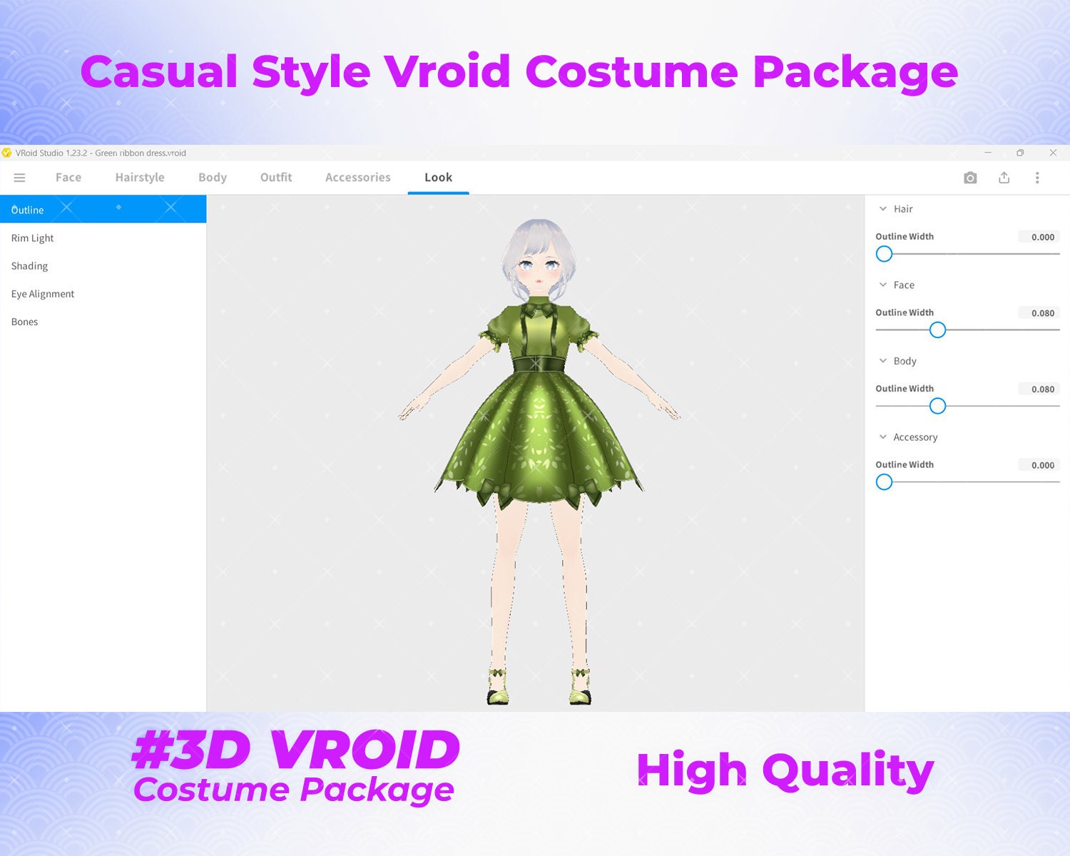 Vroid Clothing Pack Costume Vroid Clothes Kawaii Clothes - Etsy