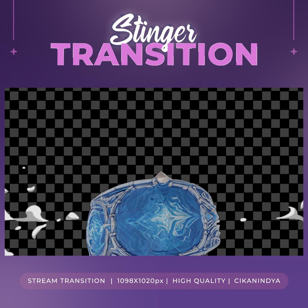Animated Stinger Transition: Ring Sparkle Magic Overlay for Twitch ...
