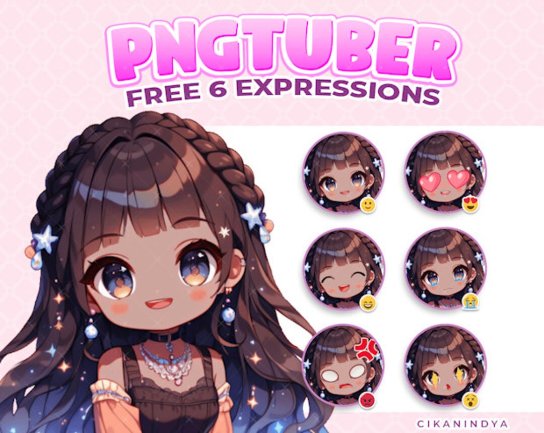 PNG Tuber | Transform Your Streaming With Charming PNG Tuber Girl ...