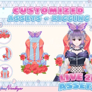Vtuber Assets, Live2d Asset, Design Asset, Twitch Assets - Comfortable ...