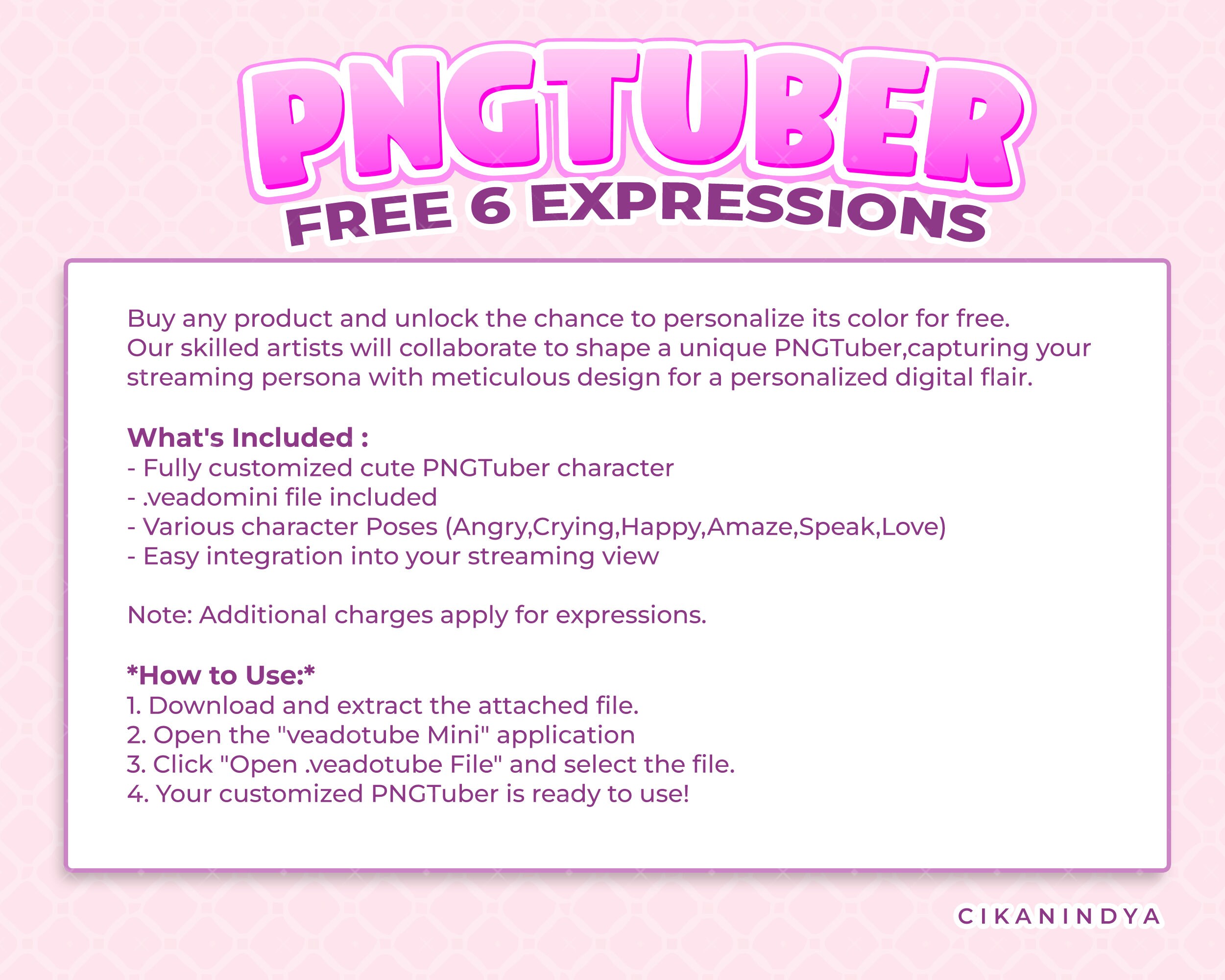 PNG Tuber | Fun and Cute PNG Tuber Character for Enjoyable Streams ...