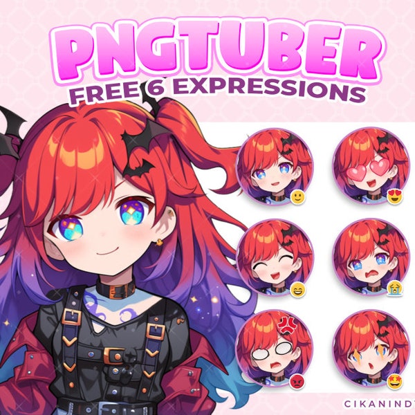 Vtuber Model Devil Girl - Etsy