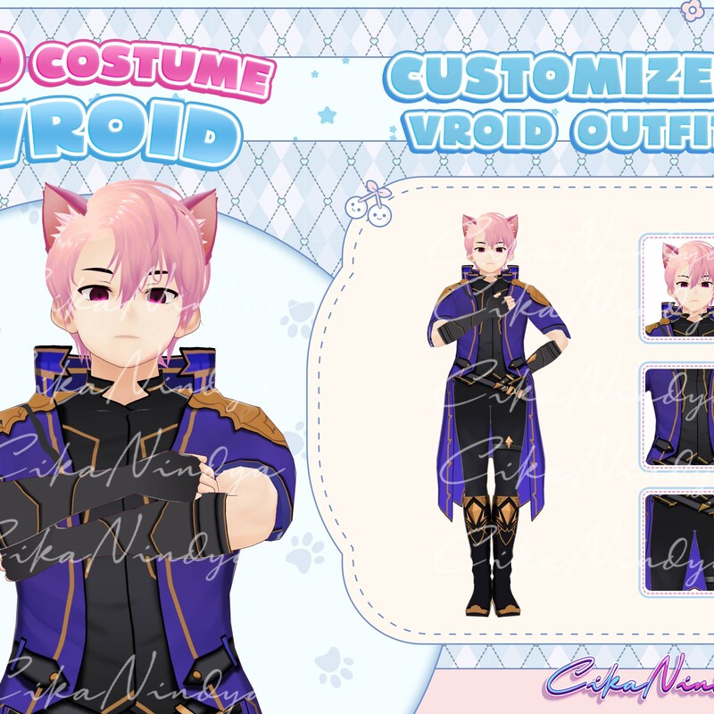 Vroid Avatar Clothes - Etsy