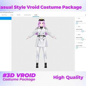 Vroid Clothing Pack, Casual Outfits, Interactive Clothing, Avatar Wear ...