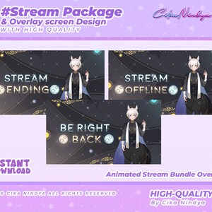 Vtuber Overlay, Overlay Package, Broadcast Upgrade - Broadcast Boost ...