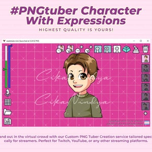 PNG Tuber, Png Tuber Twitch, Gif Pngtuber, Pngtuber Model, Pngtuber ...