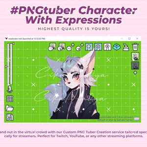 Alpha Wolf Streamer Icon Fierce PNG Tuber Avatar for Gaming - Pngtuber ...