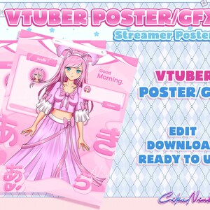 Vtuber Poster, Anime Poster, Poster Frames, Poster Modern, Anime Poster ...