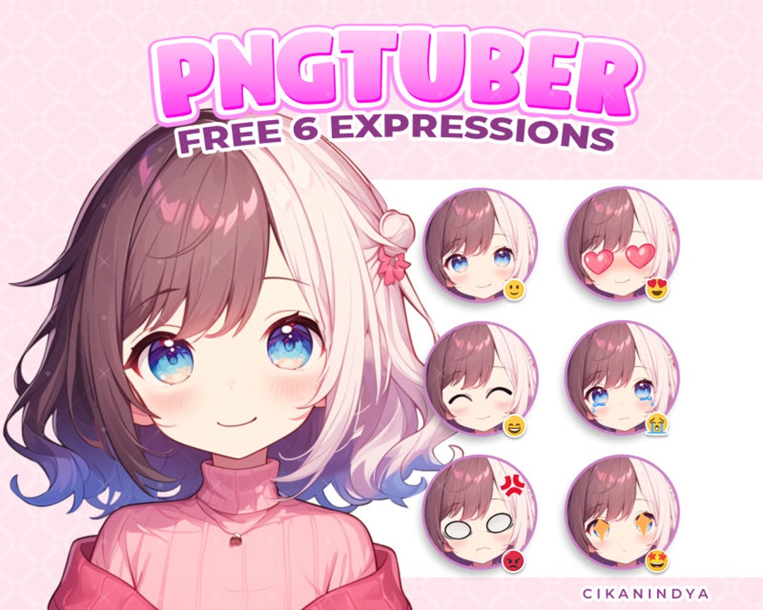 PNG Tuber | Create Engaging Content With PNG Tuber Girl Virtual ...