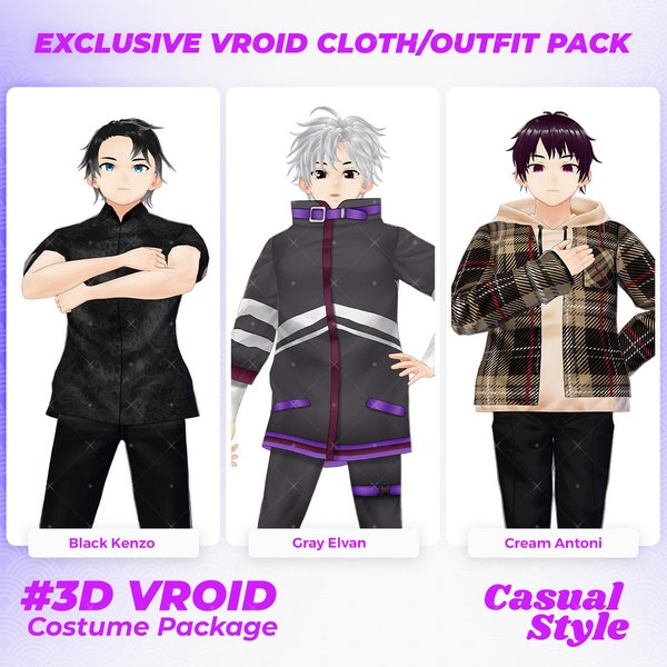 Free Vroid Clothes - Etsy