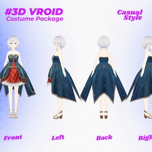 Fun and Lively Casual Outfits - Vroid Clothing Pack, Girl's Wardrobe ...