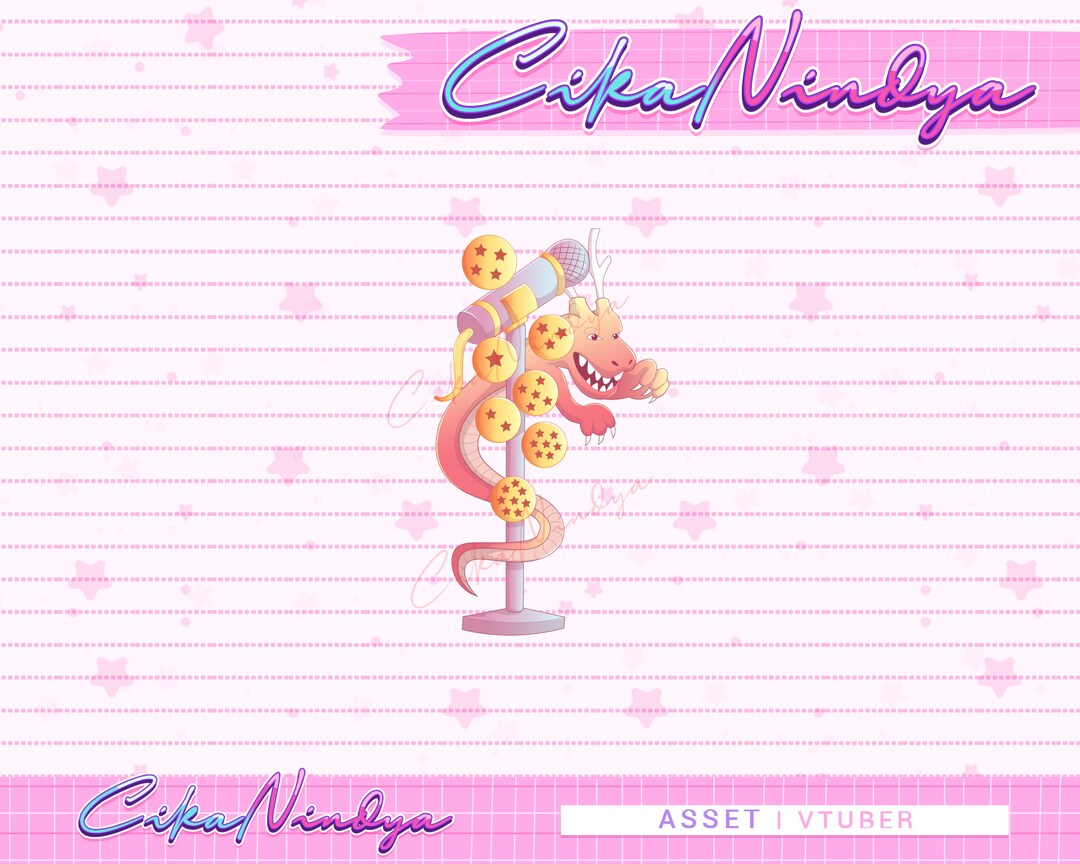 Dragon Mic Vtuber Assets, Dragon, Serpent, Hydra, Animal, Mic ...