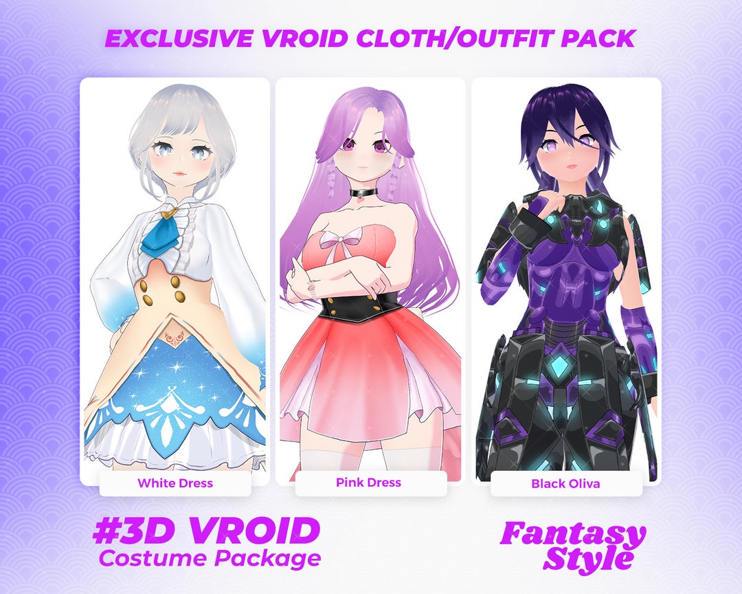 Fantasy Princes Attire for Royal Vroid Streaming Adventures - Vroid ...