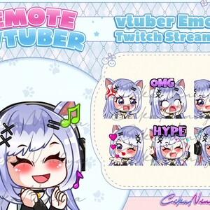 Vtuber Emote, Game Emote, Animated Emote, Emote Commission - Enhance ...