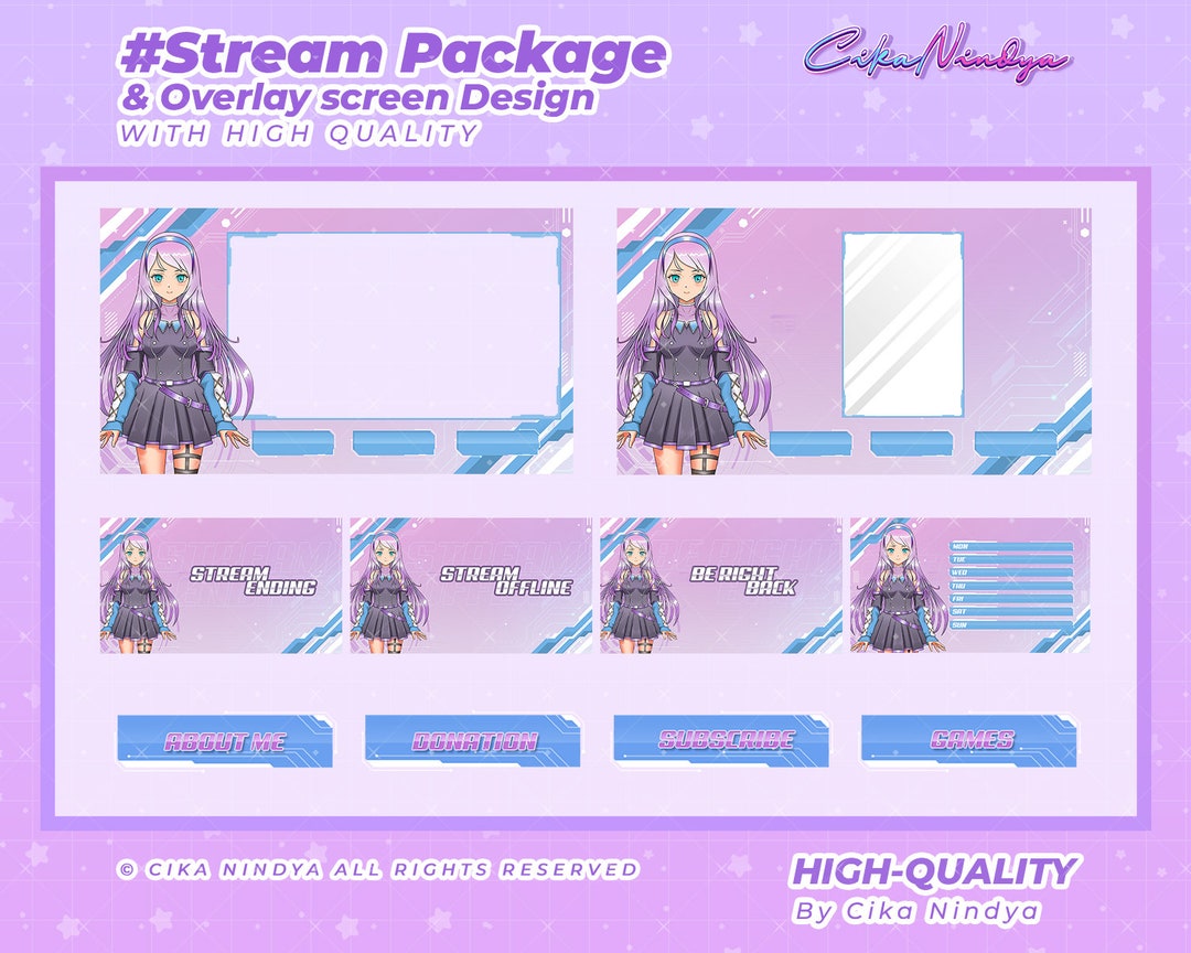 Influencer Dream With Modern Overlay Graphics for Trendsetting Streams ...