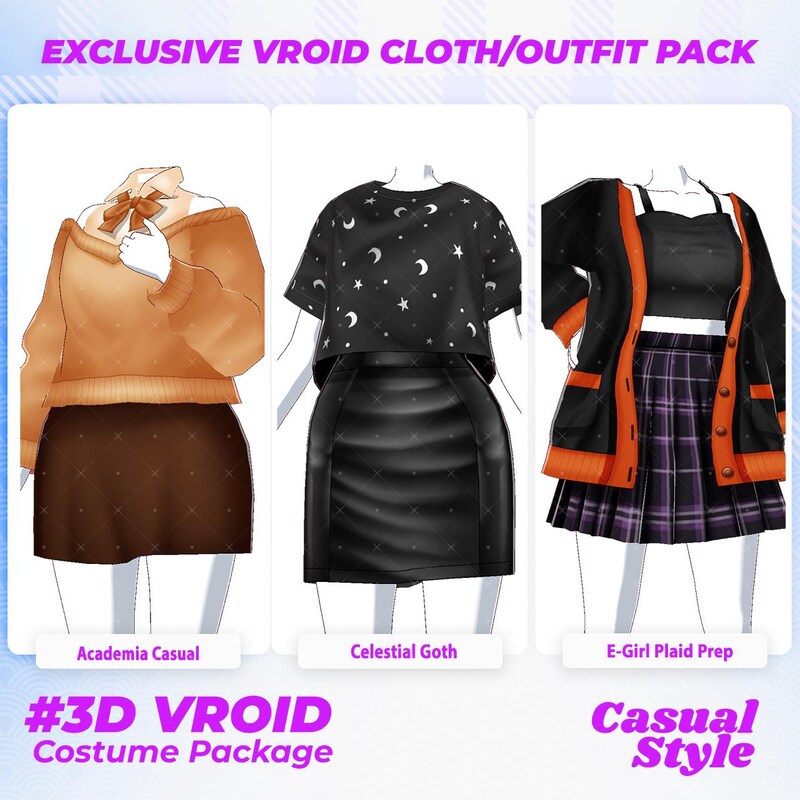 Goth Vrchat Avatar - Etsy