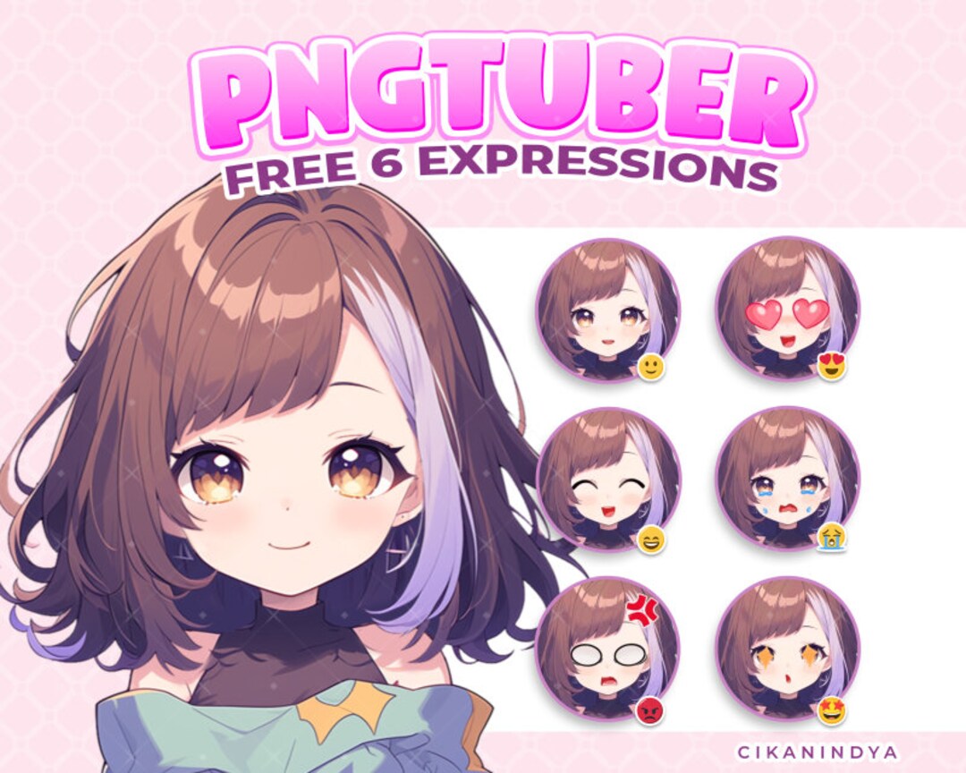 Casual Blue Outfit Pngtuber Avatar: 6 Poses, Streaming Vtuber - Etsy