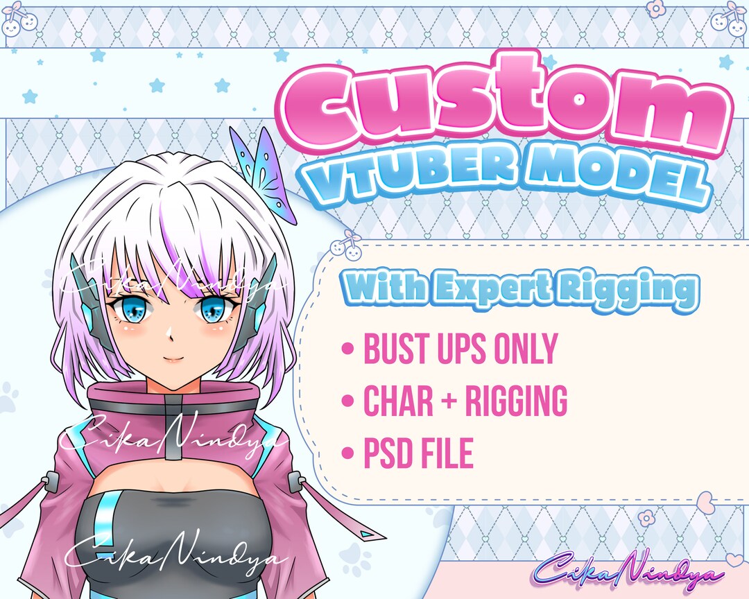 Custom Vtuber Live2D Bust-Up Model mit Rigging Custom Vtuber - Etsy.de Custom Vtuber Live2D Bust-Up Model mit Rigging Custom Vtuber - Etsy.de