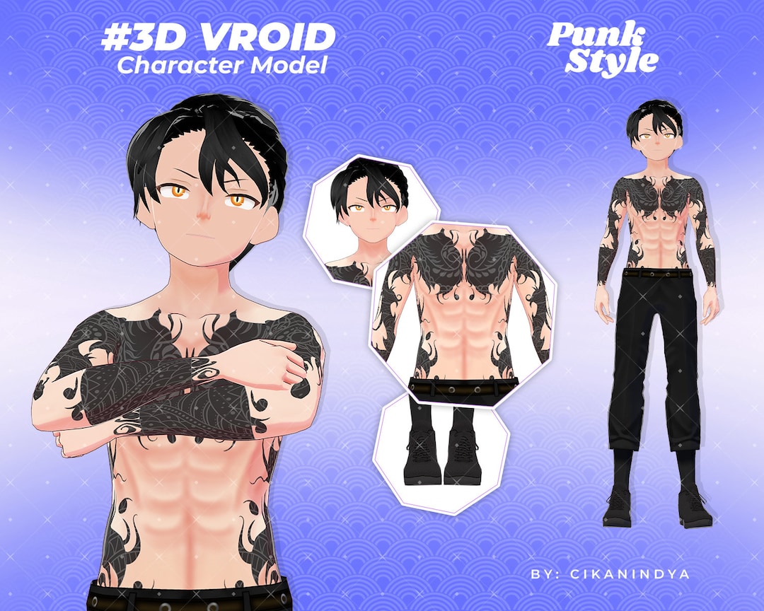 3D Vroid Character, Virtual Sorcerer, Twitch Fantasy - Fantasy Realm ...