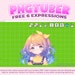 Pngtuber PNG Tuber Cheerful Orange Girl With Jumpsuit for Streaming 6 ...