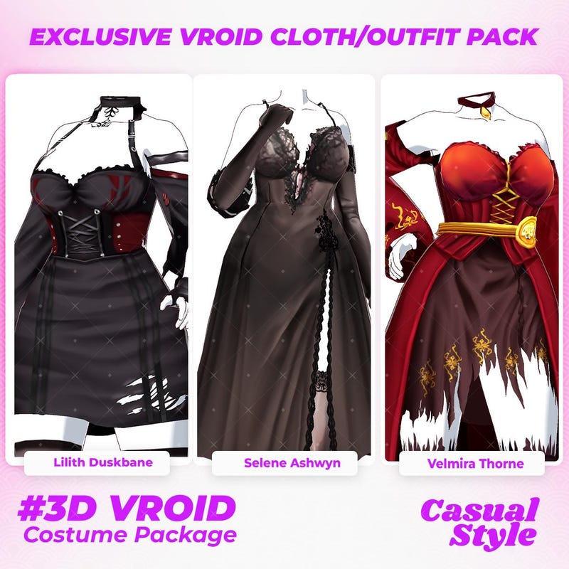 Vroid Avatar Clothes - Etsy