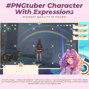 Boost Your Streaming Setup With Professional PNG Tuber - Pngtuber Girl ...