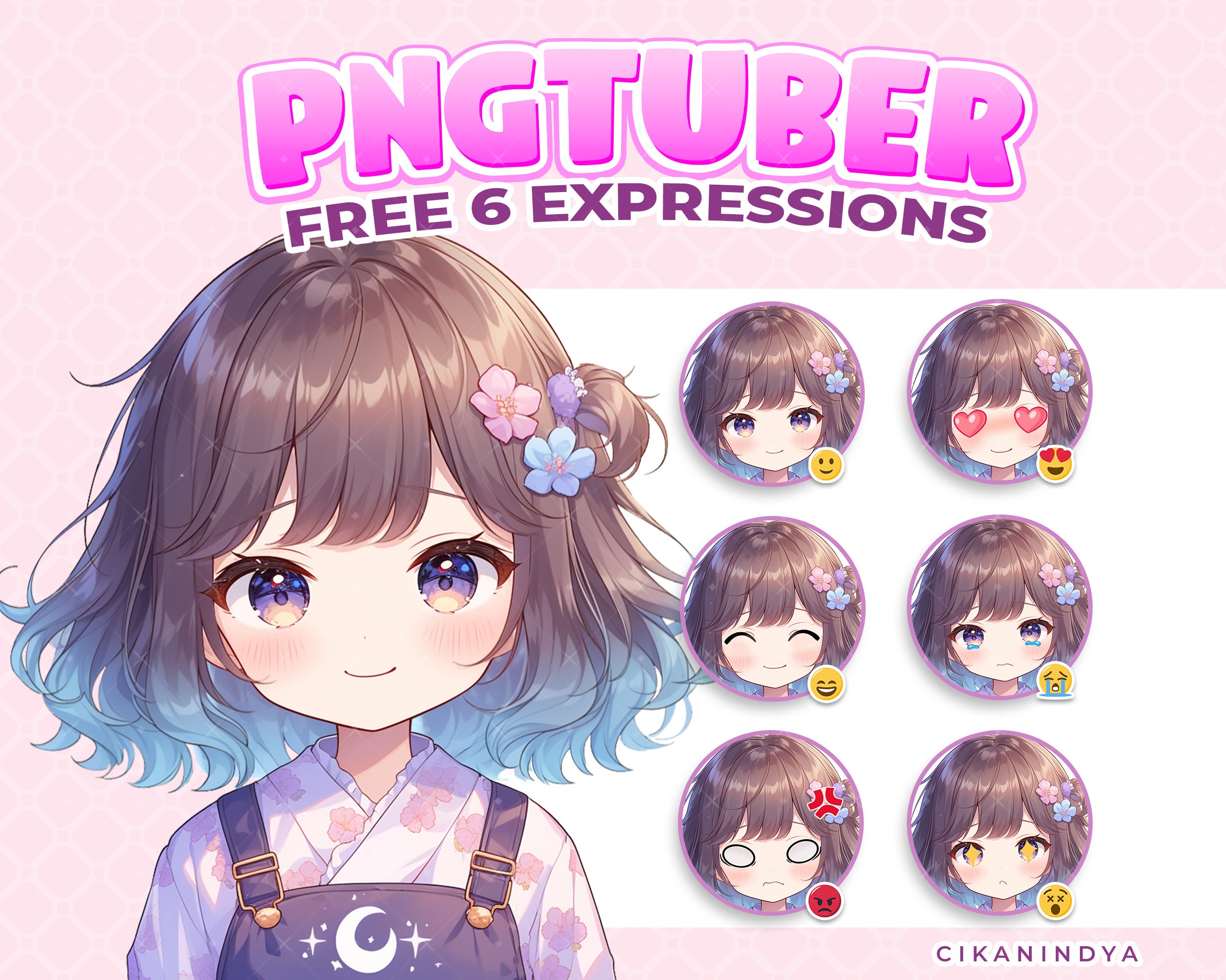 PNG Tuber | Elegant and Cute PNG Tuber for the Perfect Streamer | Get 6 ...