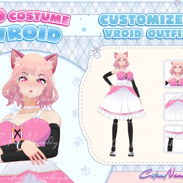 Vroid Outfits Maid - Etsy