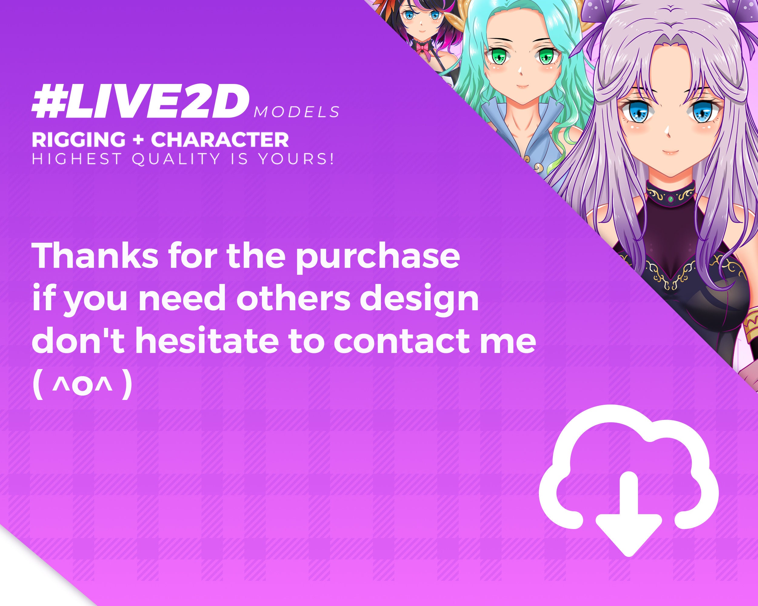 Live2d Vtuber Model: Anime Skull Girl, 3 Expressions, 4 Motions - Etsy