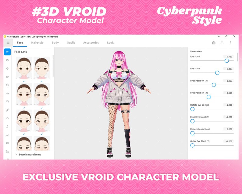 3D Vroid Character, 3d Model Commission, Vtuber Model Streamer ...