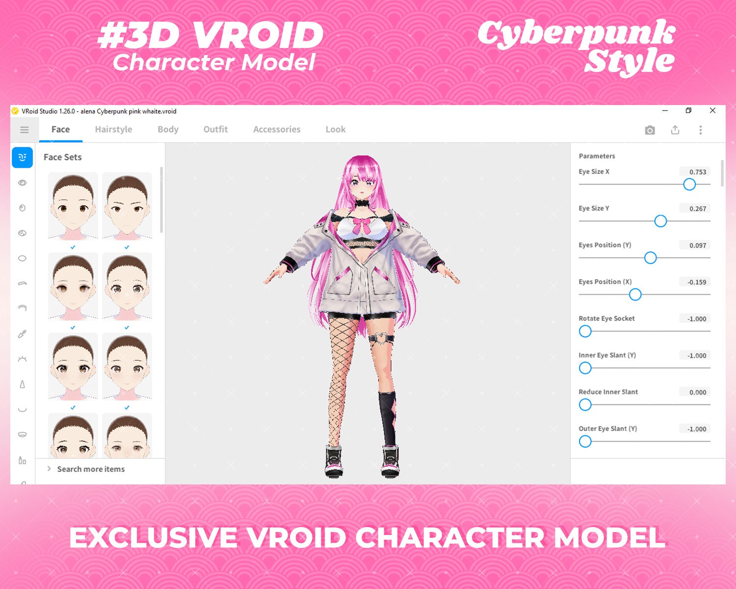 3D Vroid Character, 3d Model Commission, Vtuber Model Streamer ...