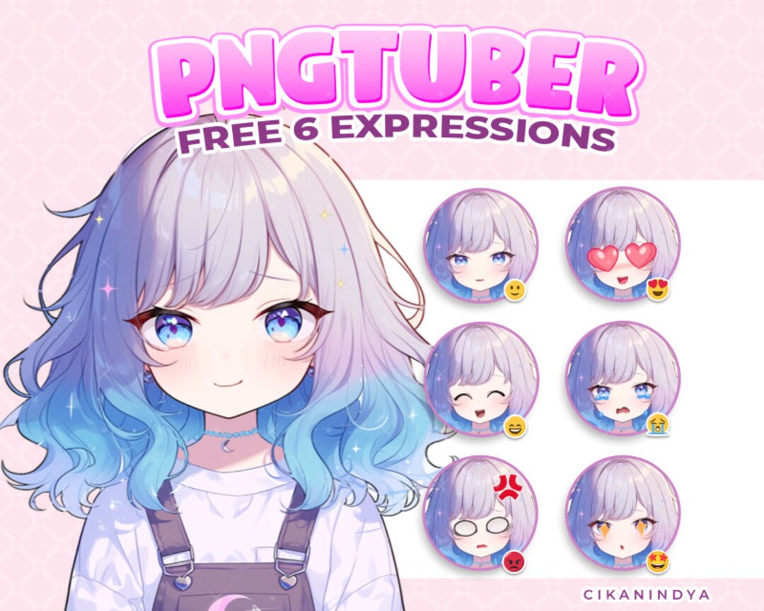 PNG Tuber | Beautiful and Cute PNG Tuber Jumpsuit Theme for Streamer ...